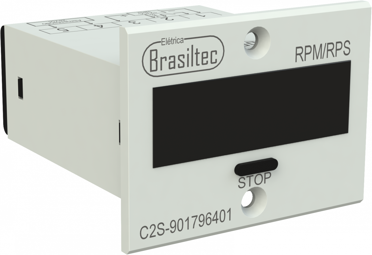 Tacometro Digital 24Vcc (Rps, Rpm) | Brasiltec 📦