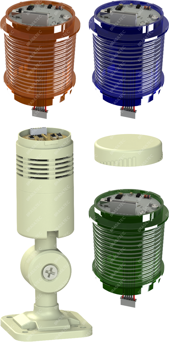 Torre Luminosa Modular - LED | Brasiltec 📦